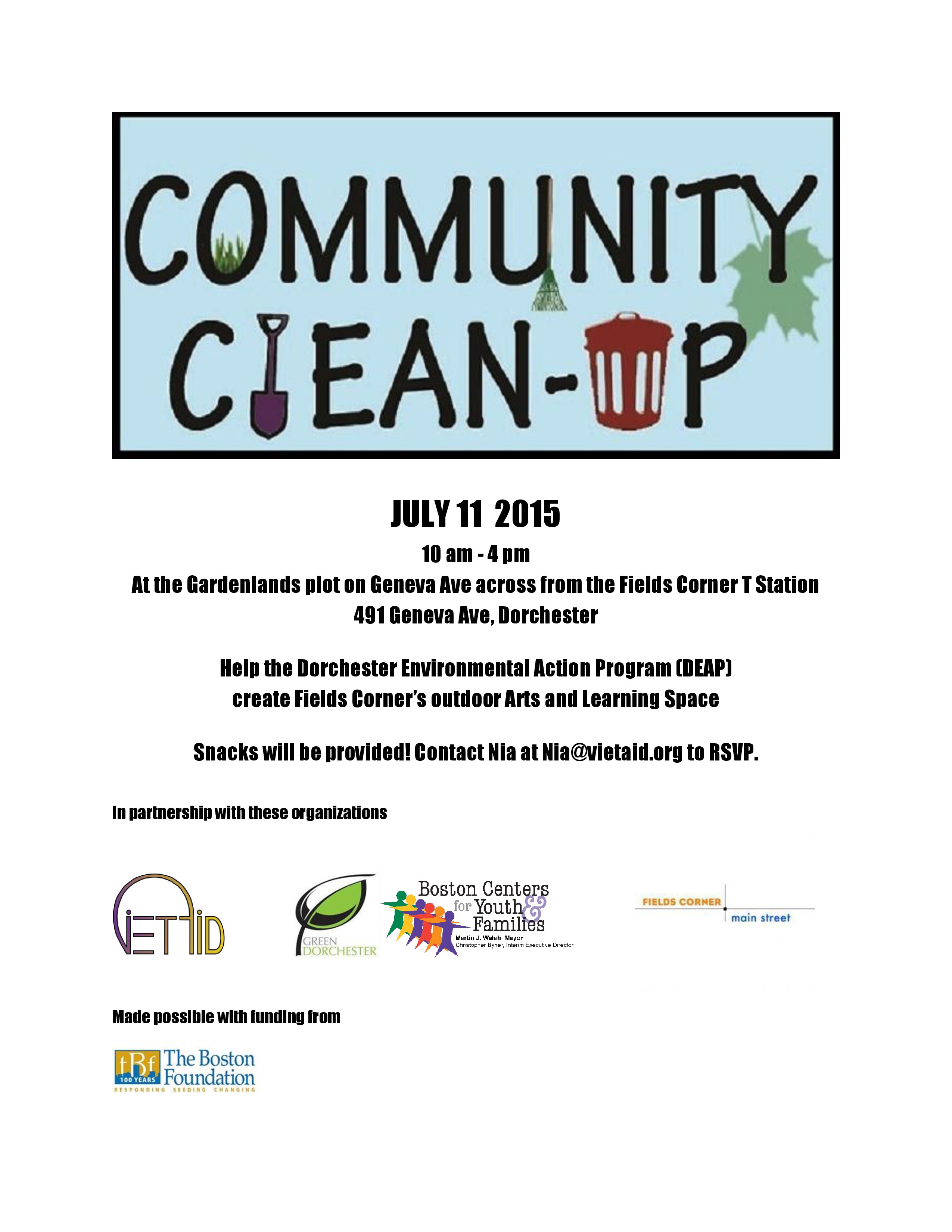 Join Us for a Community Clean-up Day – VietAID